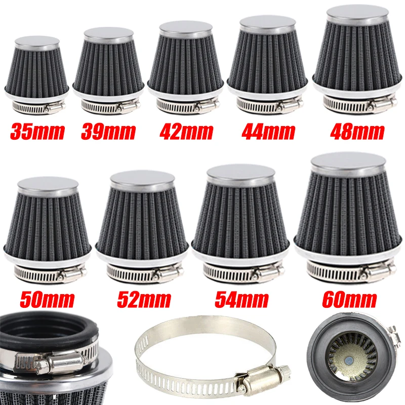 35mm-60mm-Universal-Motorcycle-Air-Filter-Mushroom-Head-Filters ...