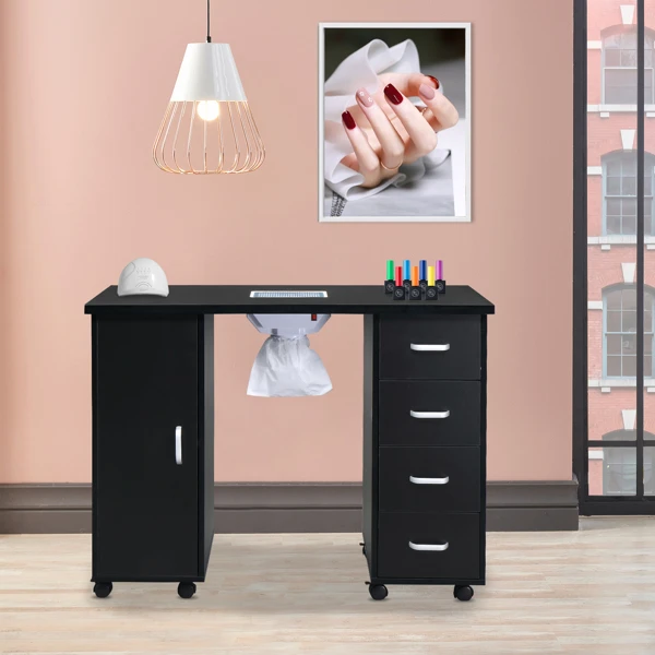 Inbox Zero Lagana Salon Manicure Table Nail Desk Electric, 52% OFF