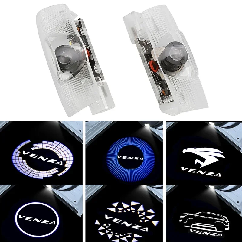 2Pcs LED Car Door Welcome Courtesy Projector Ghost Shadow Lights for ...