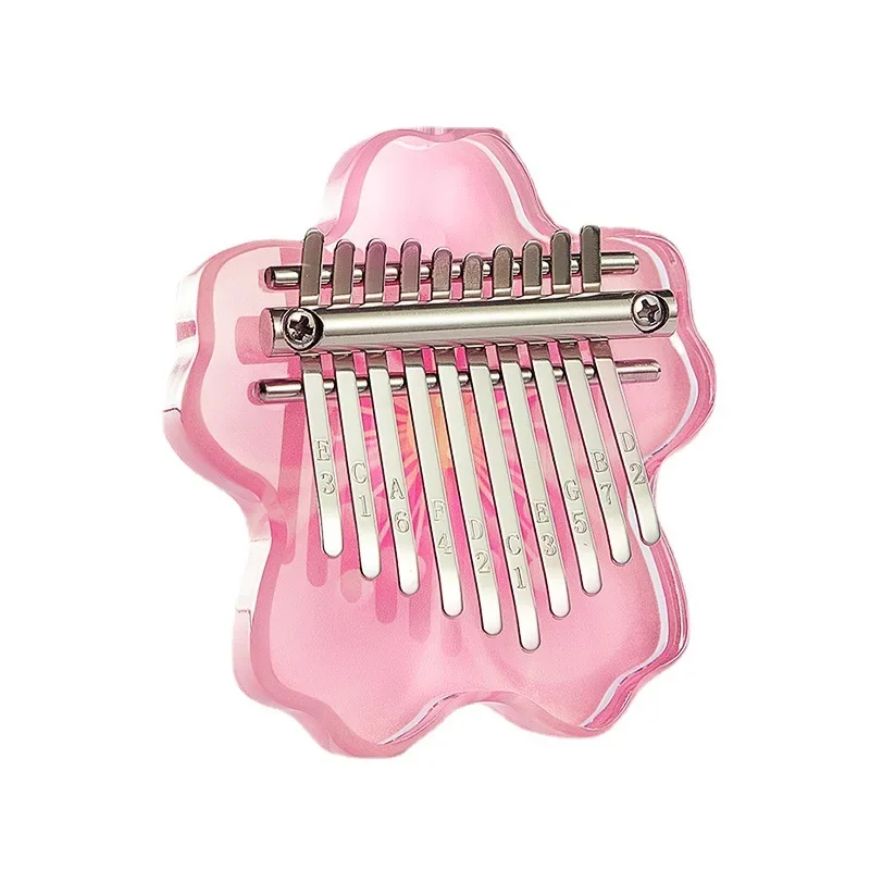 Mini-Kalimba-Acr-lico-Thumb-Piano-Piano-de-Cristal-Instrumento-de ...