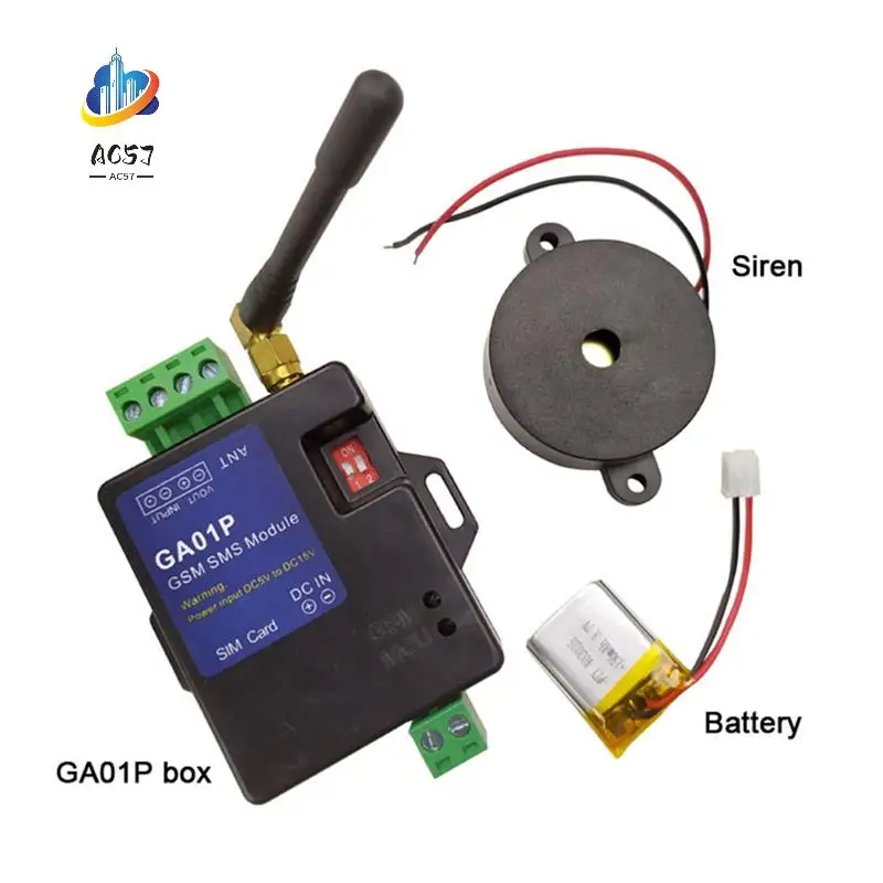 AC57-Vending Machine GSM Alarm Box Plastic GSM Alarm Box Support Power ...