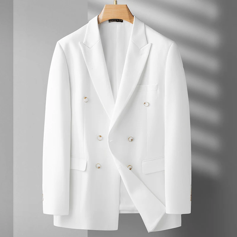 XL-7XL-2024-New-Plus-size-White-Suit-Men-s-Business-Casual-Double ...