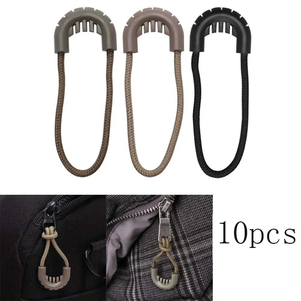 10-Pcs-EDC-Multi-purpose-Zip-Zipper-Pulls-Cord-Rope-For-Outdoor-Travel ...