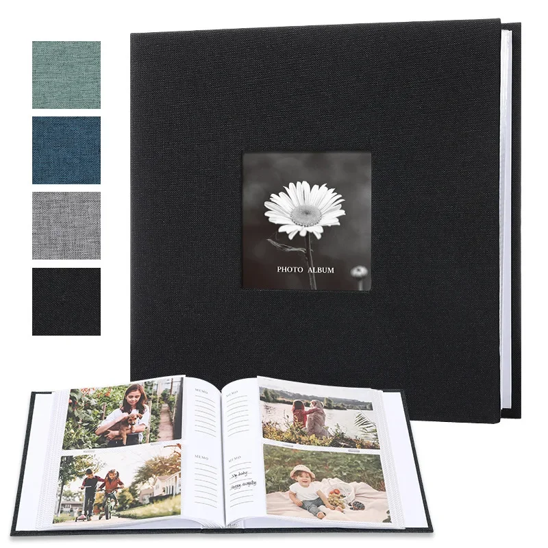 Leinen Fotoalbum 6 Zoll: Interleaf-Design für 200-300 Kinderfotos ...