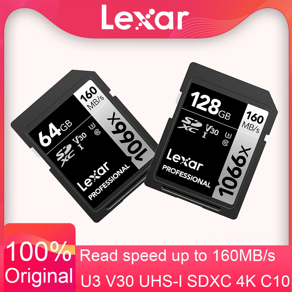 Tarjeta-SD-Original-Lexar-Professional-64GB-1066x-128GB-256GB-SDXC-512GB-1TB-tarjeta-Flash-V30 ...