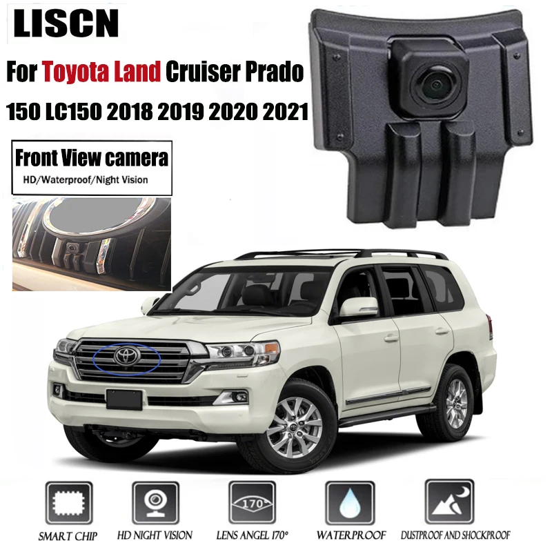Front View camera For Toyota Land Cruiser Prado 150 LC150 2018 2019 ...