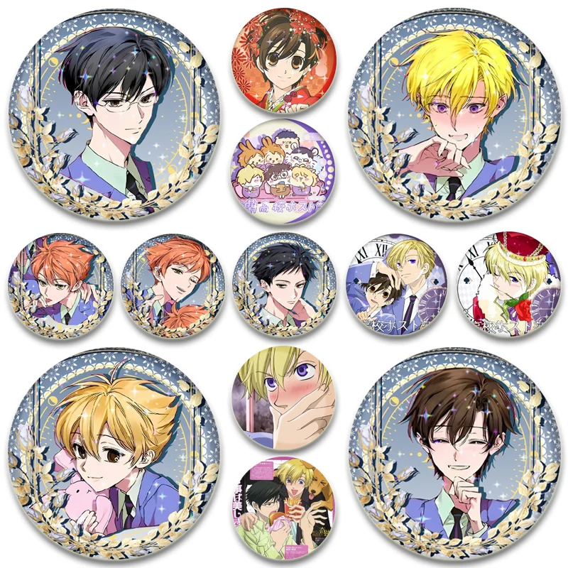 Ouran-High-School-Host-Club-Anime-Pins-Cute-Cartoon-Badge-Handmade ...