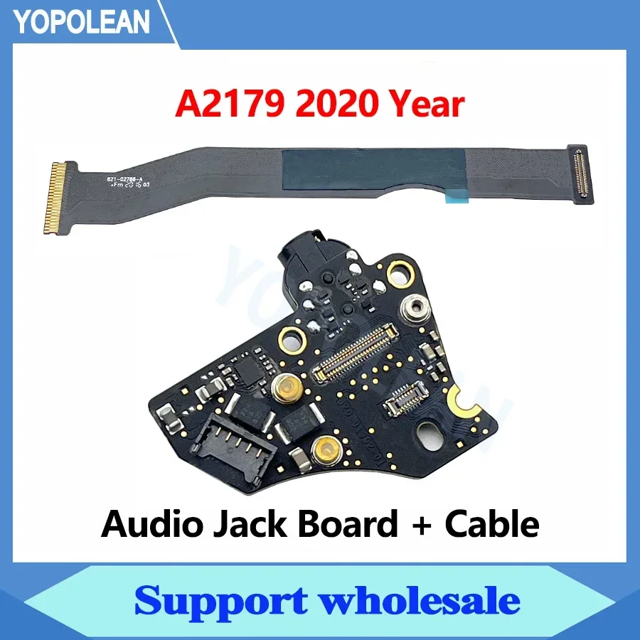 Laptop-A2179-Headphone-Audio-Jack-Board-with-Flex-Cable-820-01992-A-821 ...