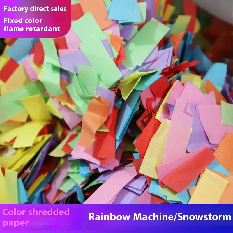 2kg-pack-Flame-retardant-shredded-paper-Rainbow-machine-spraying-paper ...