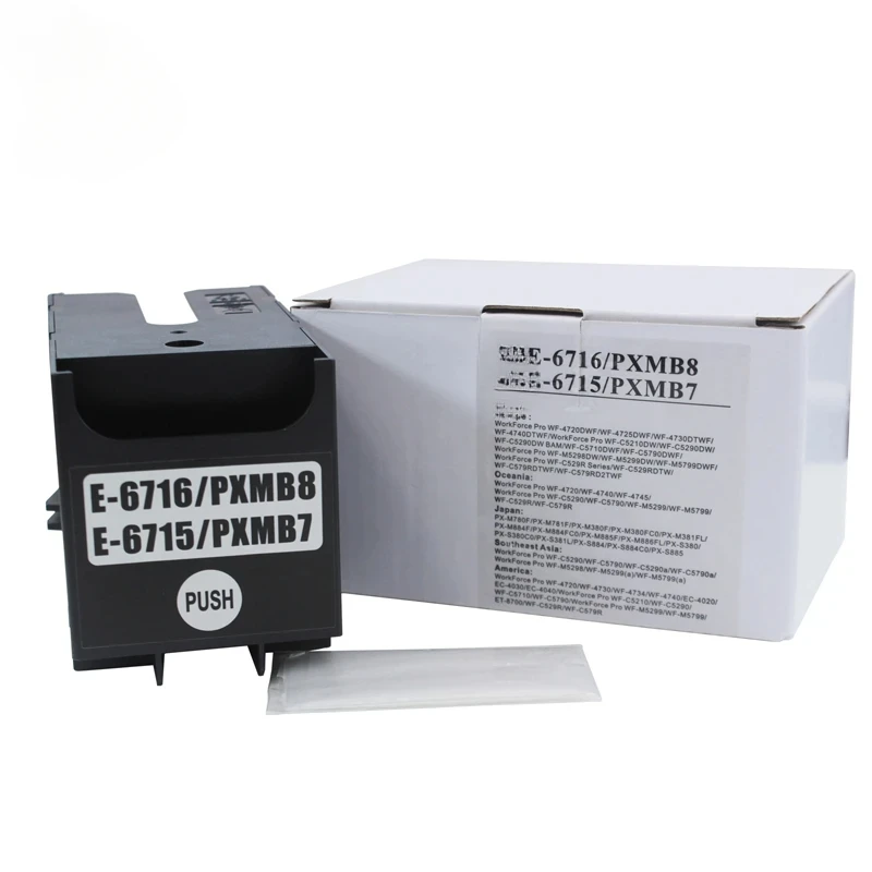 T6715 Waste Ink Maintenance box for epson WF4835 WF-3820 WF-3825 WF ...