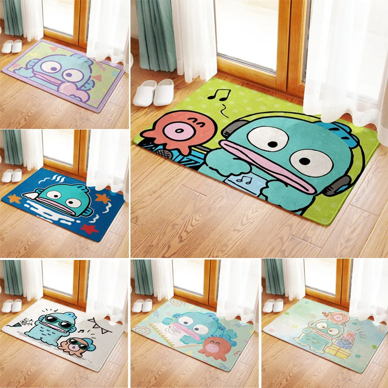 MINISO-Hangyodon-Cartoon-Welcome-Floor-Mats-Non-Slip-Bedroom-Kitchen ...