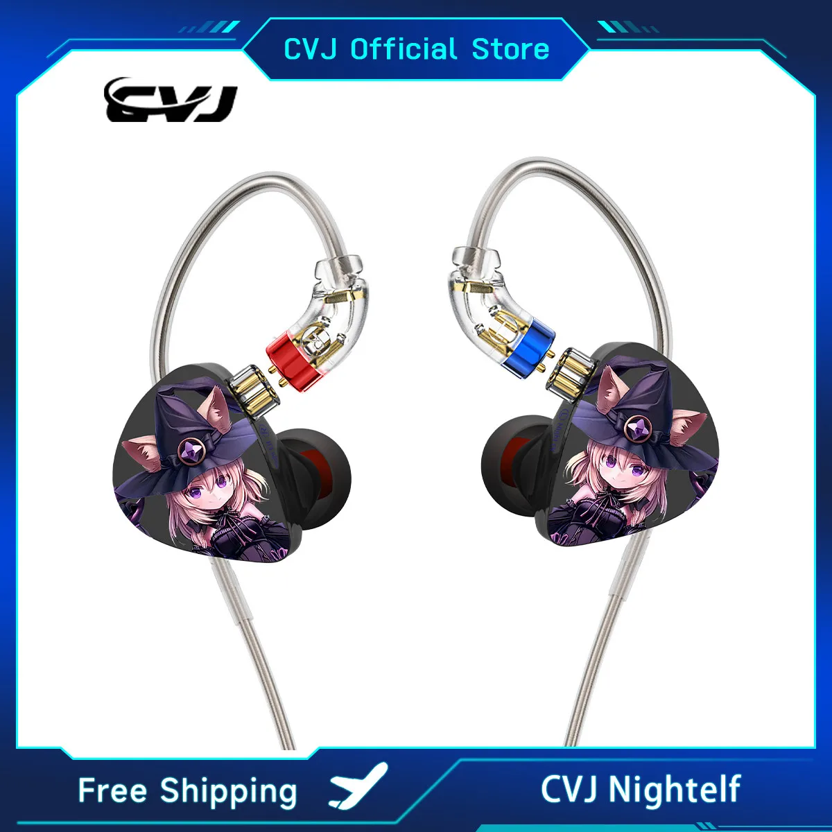 CVJ-Nightelf-in-ear-earphones-Dual-channel-three-unit-3-5mm-metal-plug ...