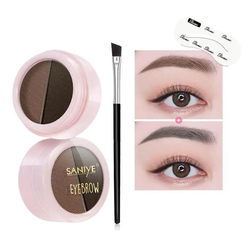 Eyebrow-Powder-Eye-Makeup-Natural-Brow-Makeup-Kit-Two-color-Enhancing ...