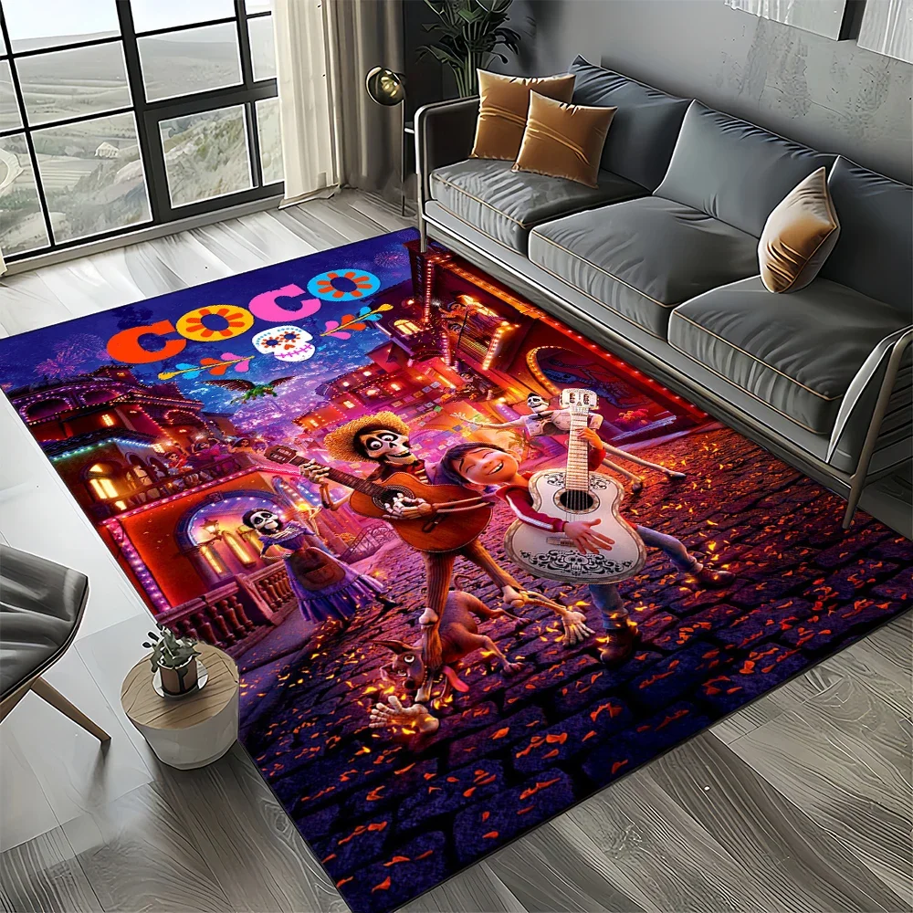 Disney-Cartoon-Coco-Day-of-The-Dead-Rug-Carpet-for-Living-Room-Bedroom ...
