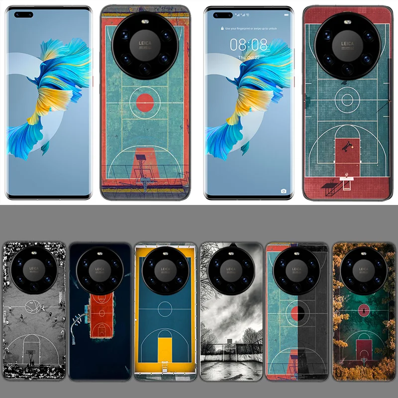 Basketball-Court-Basketball-Coque-Case-For-Huawei-Phone-P40-P30-Lite ...