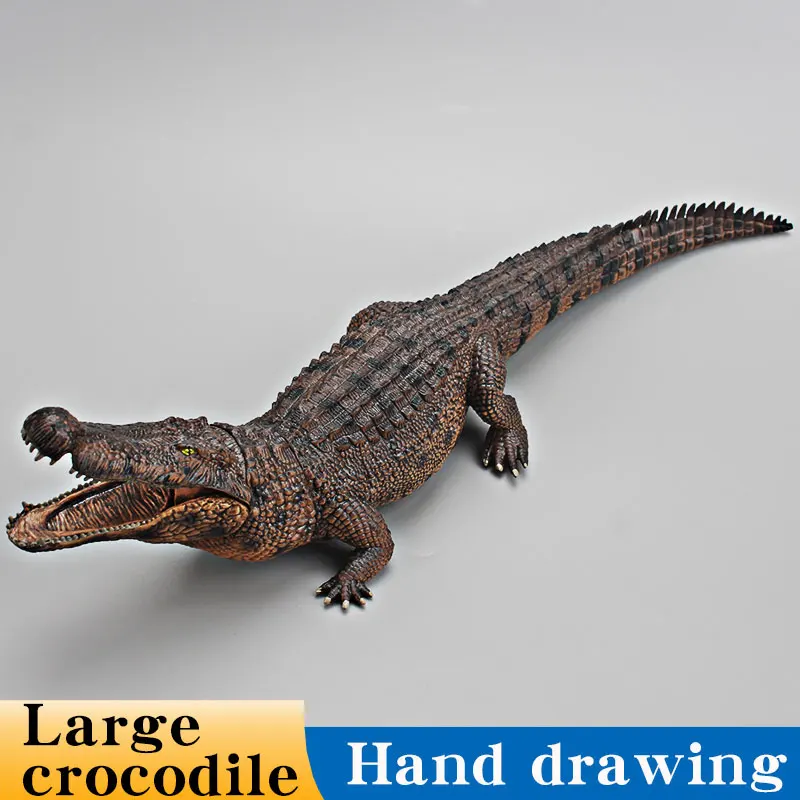 New-Wild-Animals-Action-Figures-Large-Solid-Simulation-Large-Crocodiles ...
