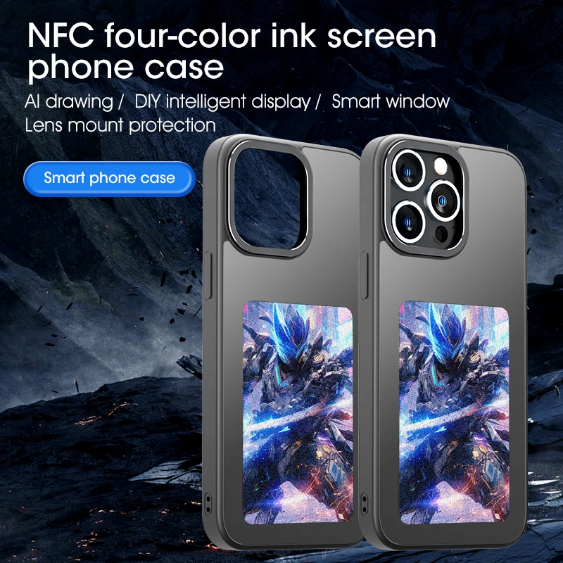 Phone-Case-Custom-E-Ink-Case-Smart-Ink-Screen-Phone-NFC-Mobile-Case-OEM ...