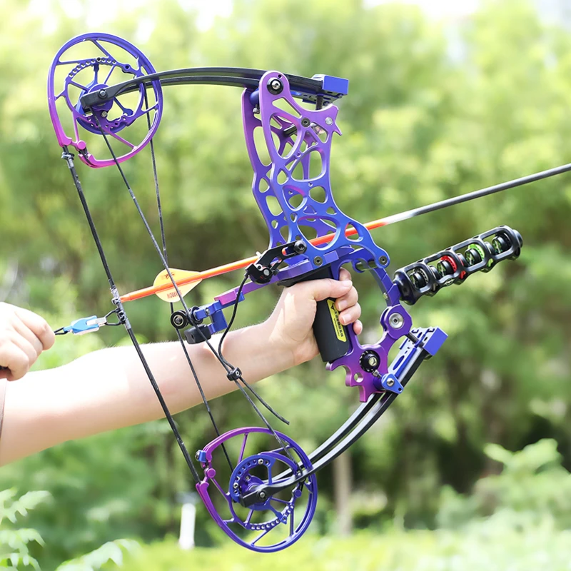 Purple Camo Compound Bow