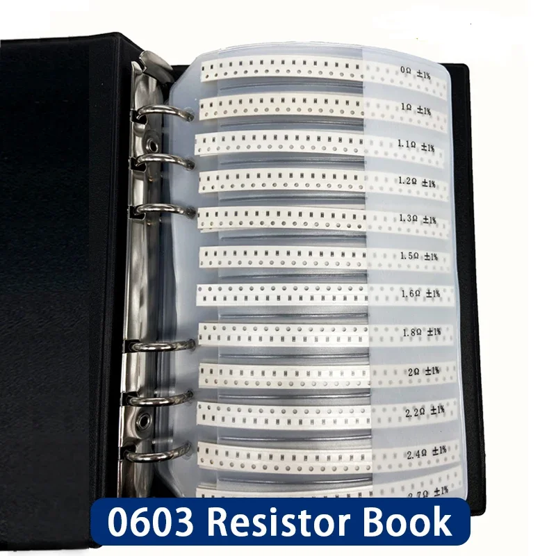 Resistor Kit SMD Book 1206 Resistor Assortment Kit 0201 0402 0603 1206 ...