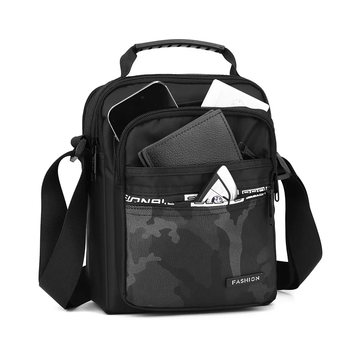 Office leisure nylon shoulder bag men and women are suitable for ...