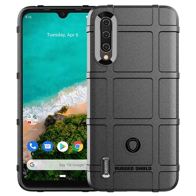 Shield Silicone Case For Xiaomi Mi A3 Lite Mia3 Lite Military Heavy ...