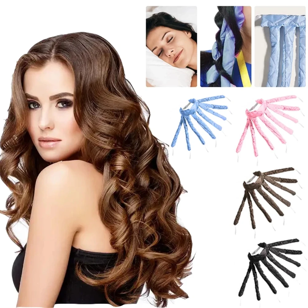 Rizador de pelo perezoso, rodillos para el cabello, barra rizadora sin ...