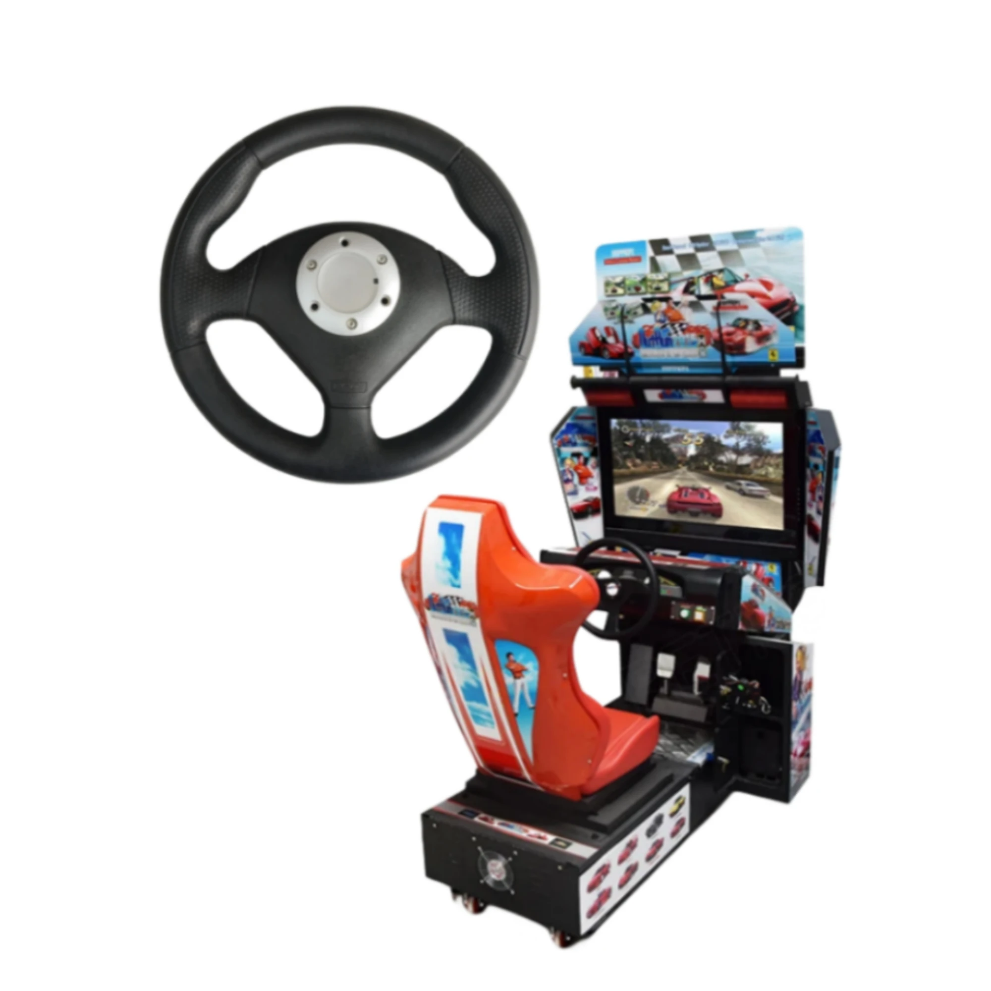 Arcade-Kit-Outrun-Car-Racing-Motor-Driving-Simulator-Game-Motherboard ...