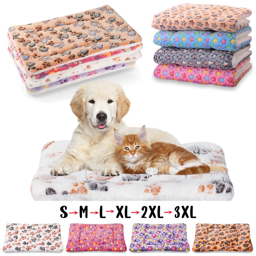 Flanel Huisdier Mat Hond Bed Kat Bed Dikker Slaapzak Mat Hond Deken Mat ...