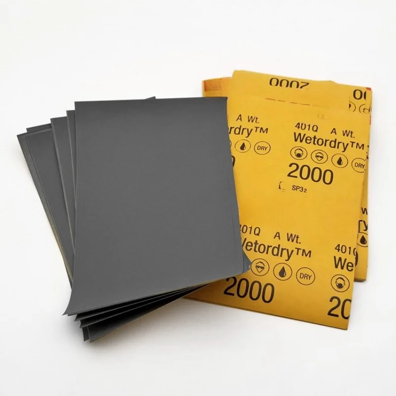 5PCS Sandpaper Set 1500/2000 Grit Sanding Paper Water/Dry Abrasive Sand ...