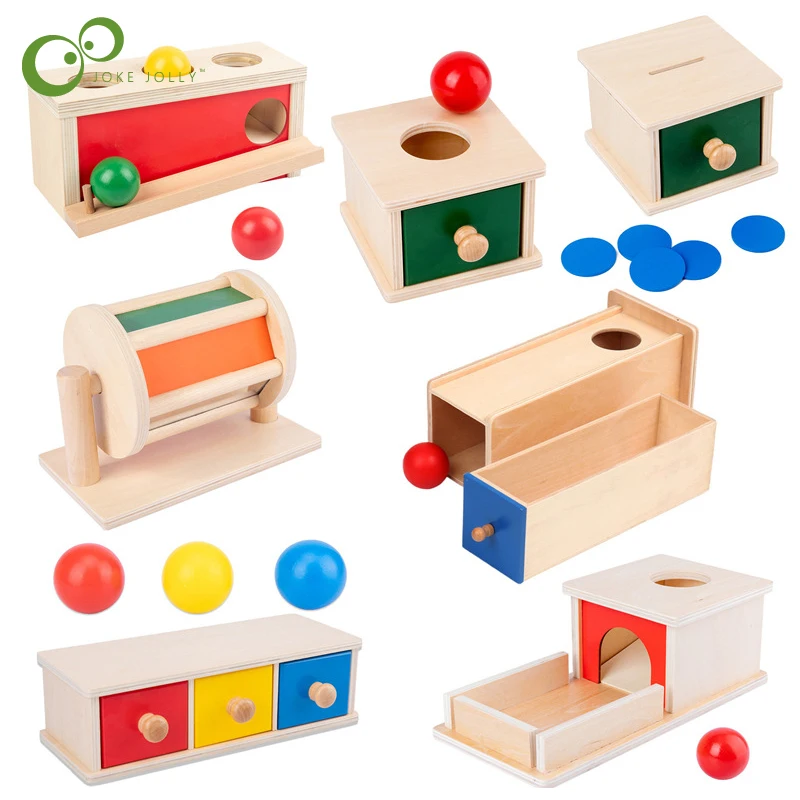 Montessori-Wooden-Early-Education-Aids-Children-s-Coin-Box-Drawer-Game ...