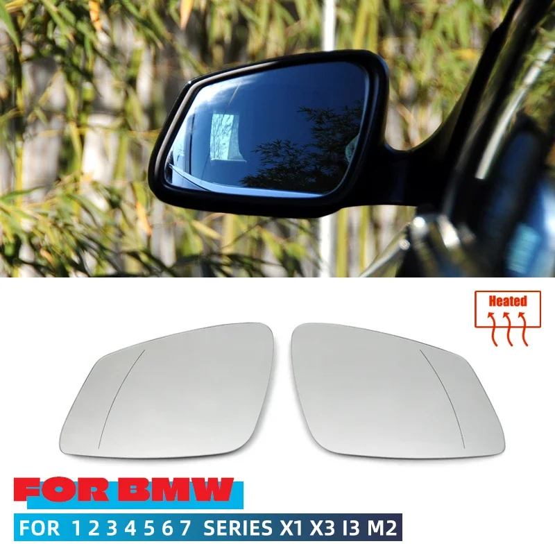 Heating-Side-Mirror-Glass-Lens-Door-Wing-Rear-View-Mirror-Glass-for-BMW ...