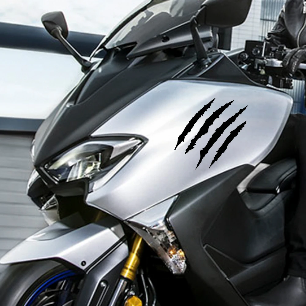 Motorcycle Sticker Side Body Personalized Scratch Claws Reflective ...