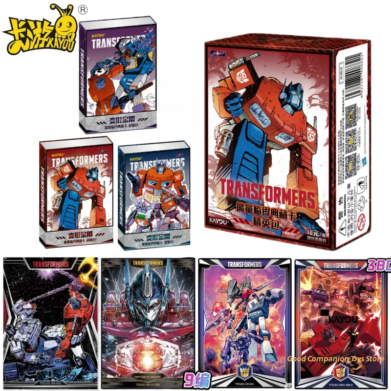 Genuine KAYOU Transformers Critical Collection Card Elite Pack Excess ...