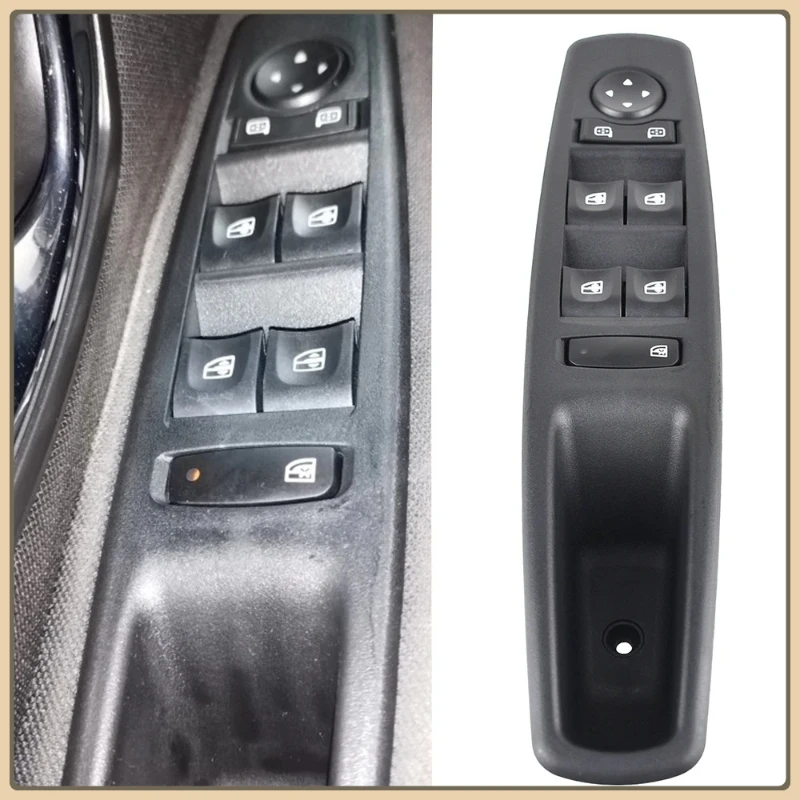 809610016R Power Master Window Lifter Control Switch Button For Renault ...