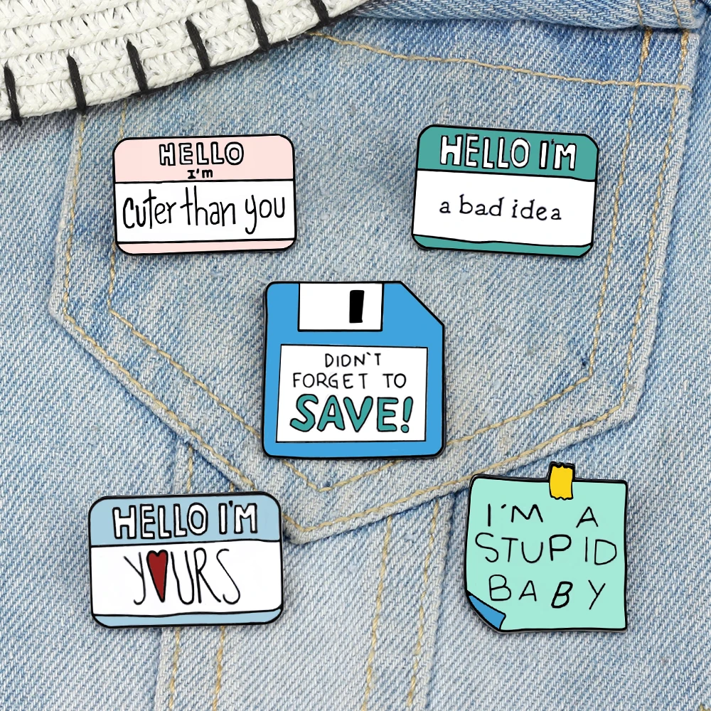 Cartoon-Sticky-Notes-Enamel-Brooches-Couple-Love-Tag-Creative-Paper ...