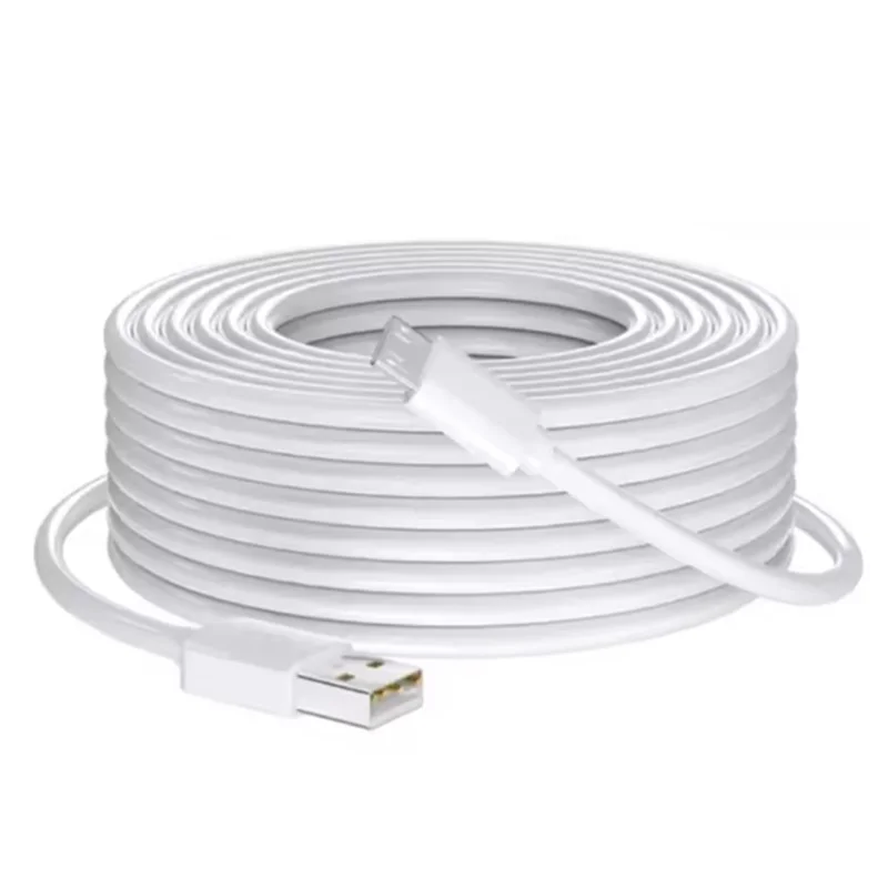 14m 10m 5m 3m Ultra Long Micro USB Charging Cable Smart Camera ...
