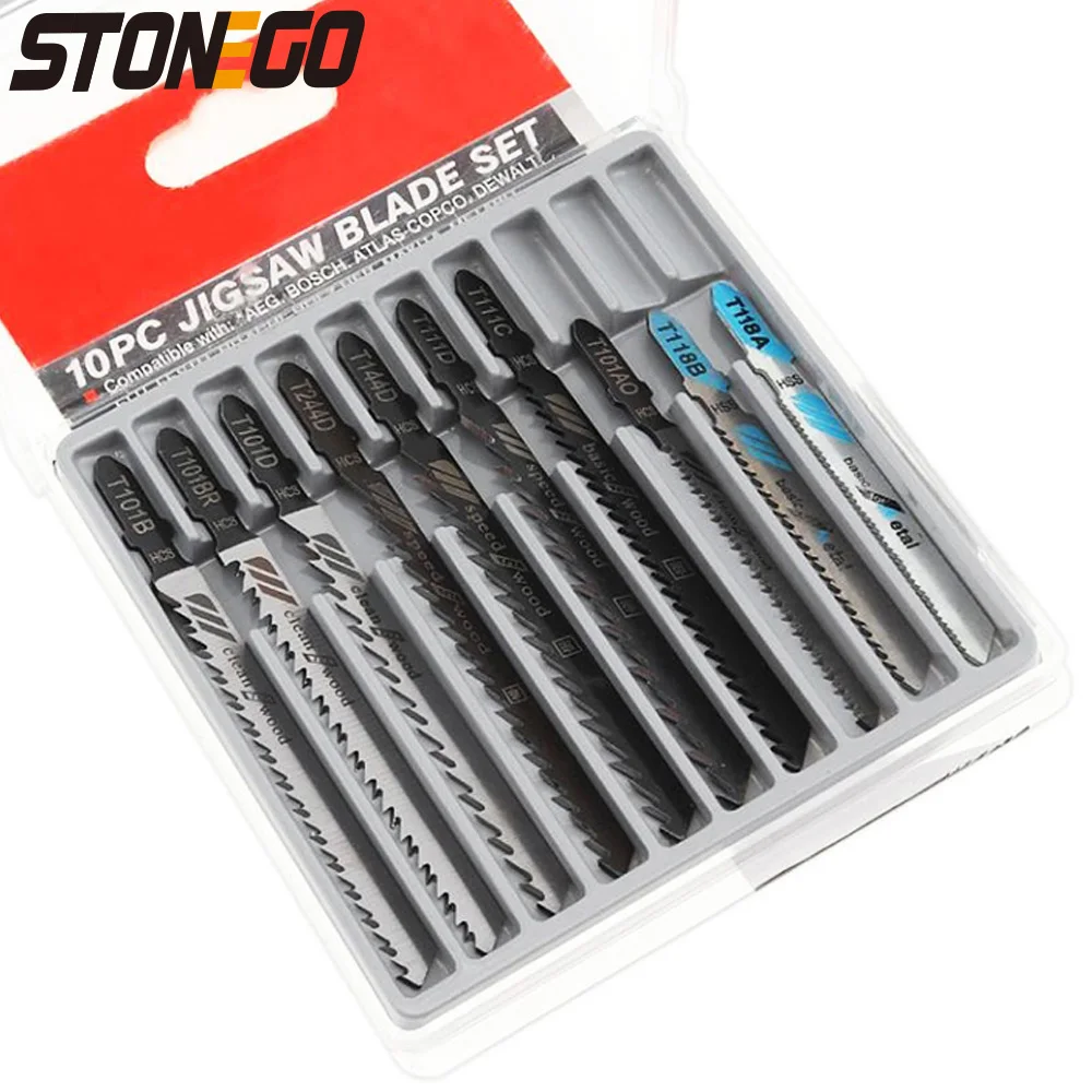 STONEGO-10PCS-Metal-and-Steel-Jigsaw-Blade-Set-for-Cutting-Plastic-and ...