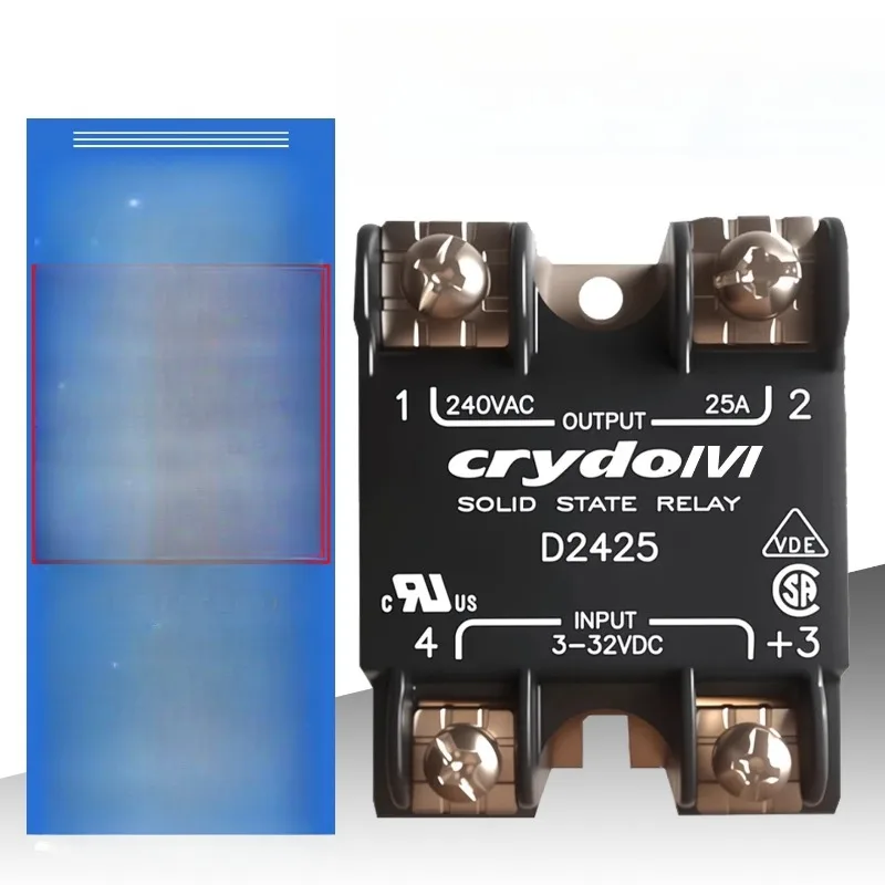 Qantas Solid State Relay D2425 25A D2425-B D2425T D2440 D2450 A2410-B ...