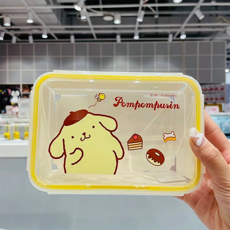 Sanrio Sealed Quadrilateral Lunch Box Office Worker Microwaveable Lunch ...