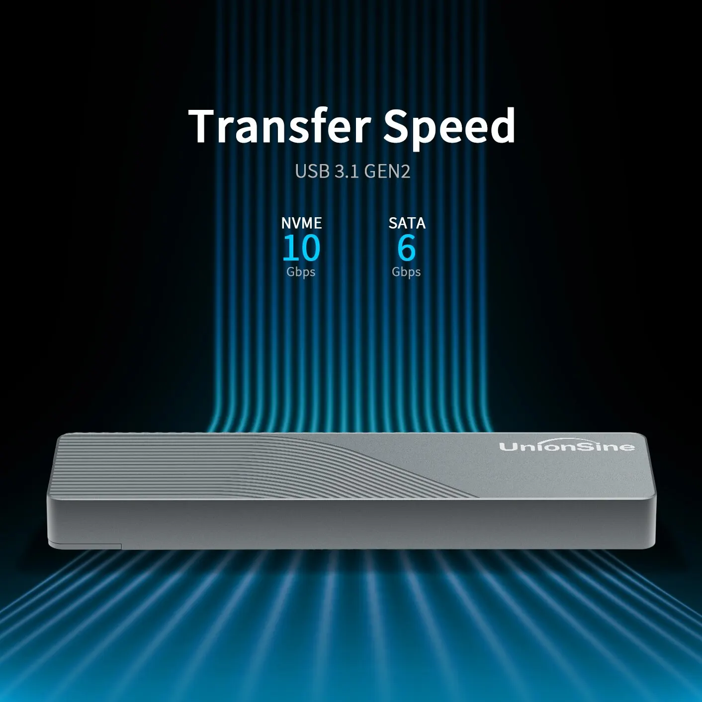 Dual-protocol SSD enclosure: high-speed data transfer and durable ...