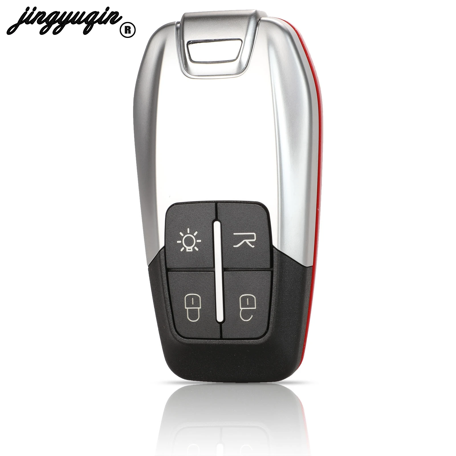 jingyuqin 4 Button Smart Luxury Remote Car Key Shell Case Fob Cover For ...