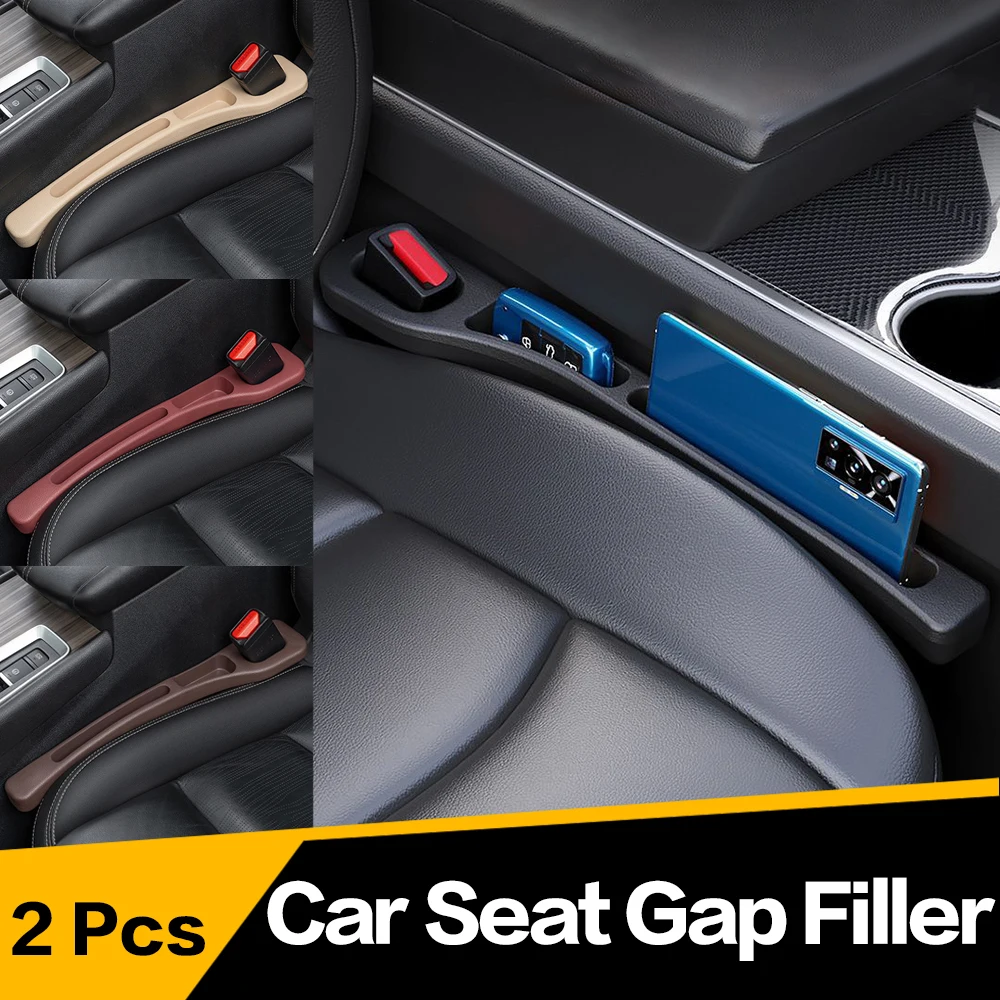 1 Pair Car Seat Gap Plug Strip Side Seam Car Gap Filler Leak Proof Seat ...