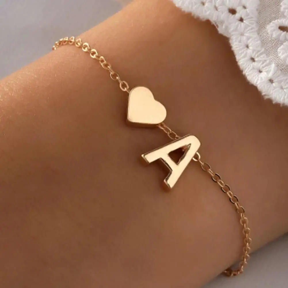 Pulsera-con-26-letras-del-alfabeto-para-hombre-y-mujer-brazalete-con ...