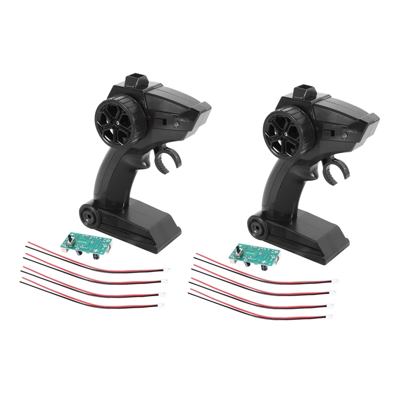 2X 2.4G 4 Channels Wireless RC Transmitter Receiver Radio Remote ...