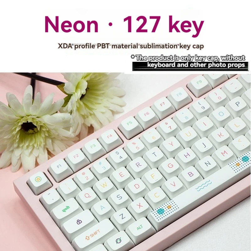 Neon-Hangul-Keycaps-Custom-PBT-Dye-sub-Thai-English-Korean-XDA-Keycaps ...
