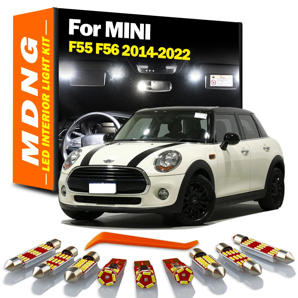 MDNG-10Pcs-Canbus-Car-Bulbs-LED-Interior-Map-Dome-Light-Kit-For-MINI ...