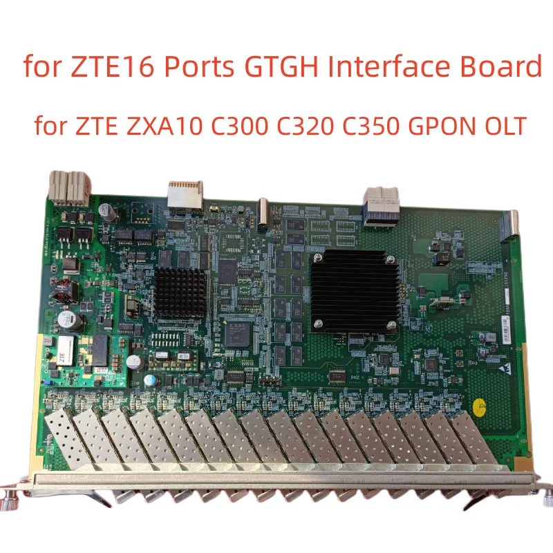 Original 16 Ports GTGH GPON Interface Board GTGHG Placa with Full SFP Module Class B+ C+ C++ for ...