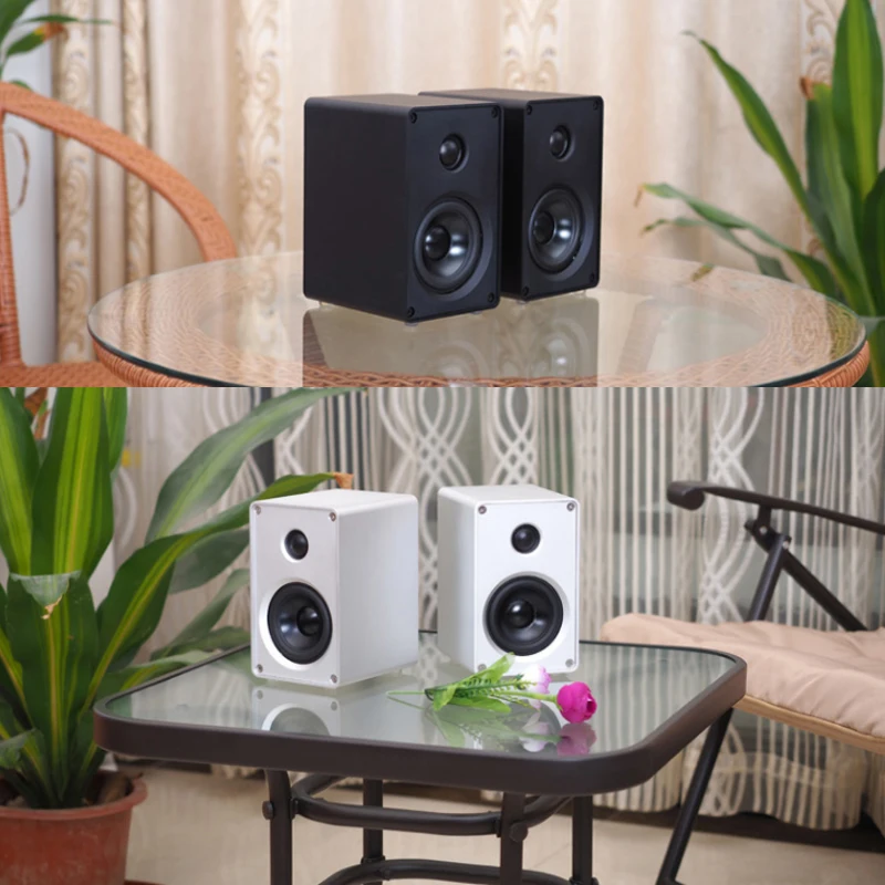10-40W 3 Inch Speaker All Aluminum Alloy 4 Ohm Bookshelf Speaker Two ...