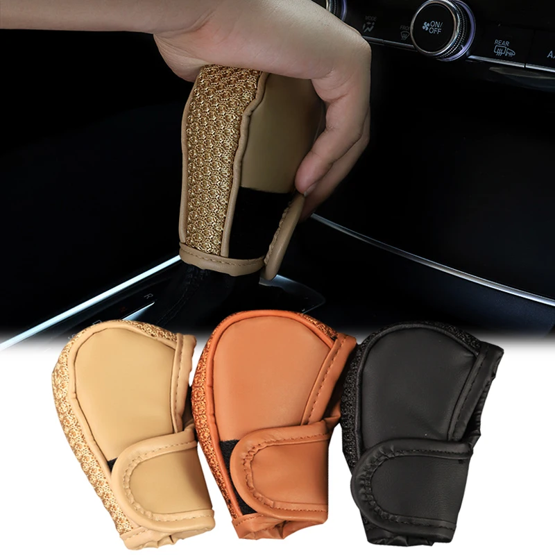 Car-Handbrake-Cover-Car-Gear-Shift-Collars-Handbrakes-Protective-Covers ...