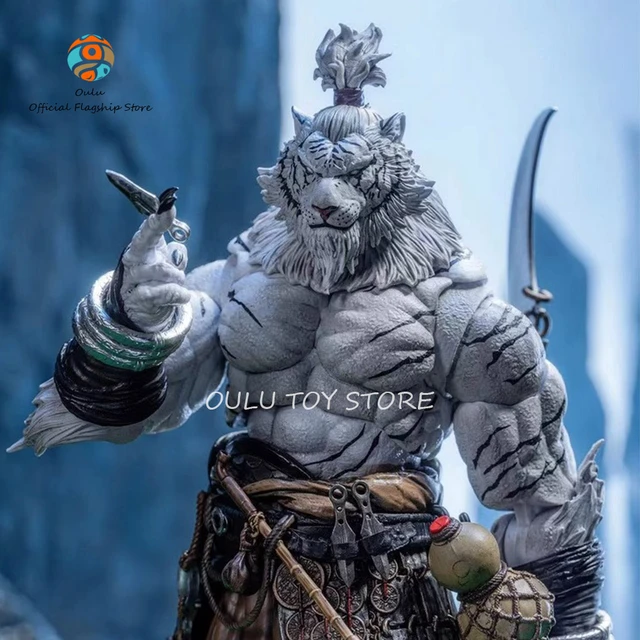 Anime White Tiger Warrior